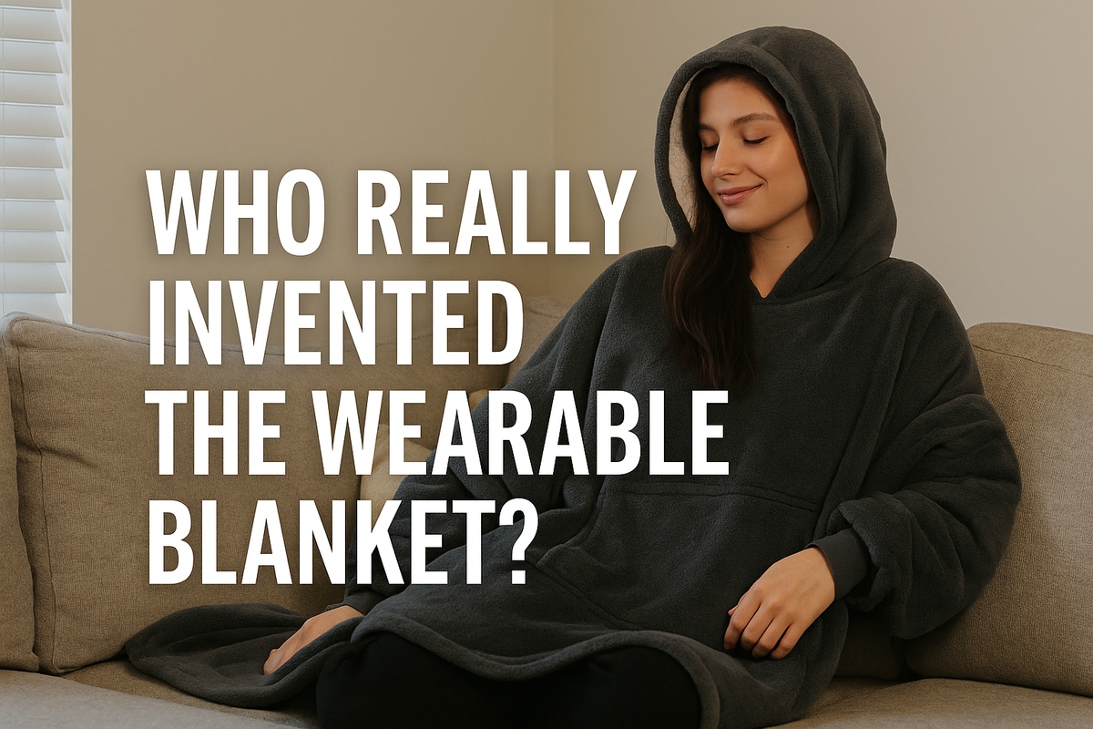 Who Really Invented the Wearable Blanket? The True Cozy Origin Story ...